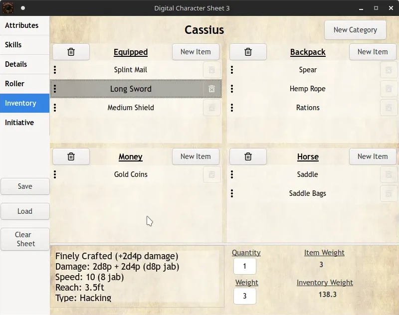 Digital Character Sheet 3 - Mr. Nate | DriveThruRPG